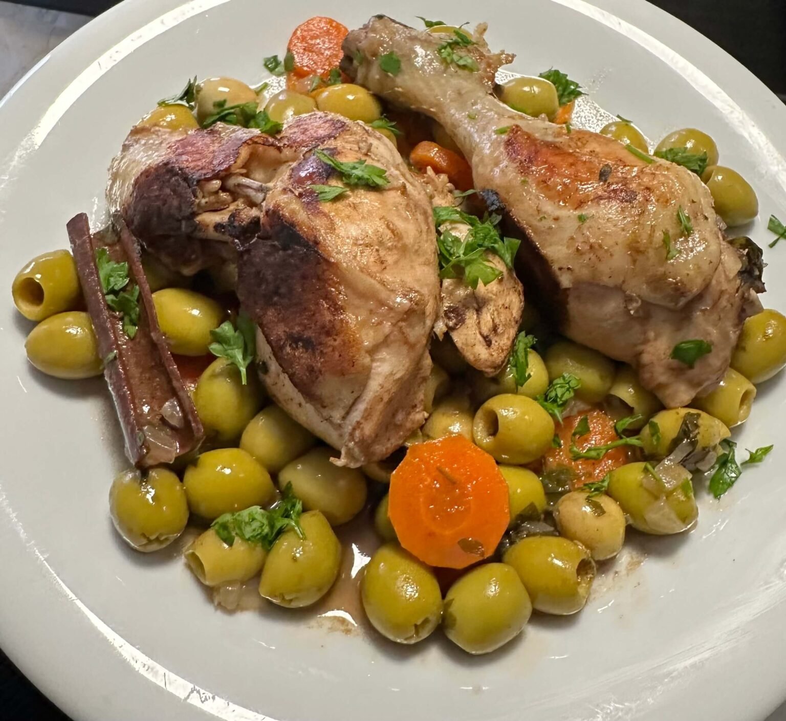 Tajine Zitoune (Tajine De Pollo Con Aceitunas): Receta Argelina ...