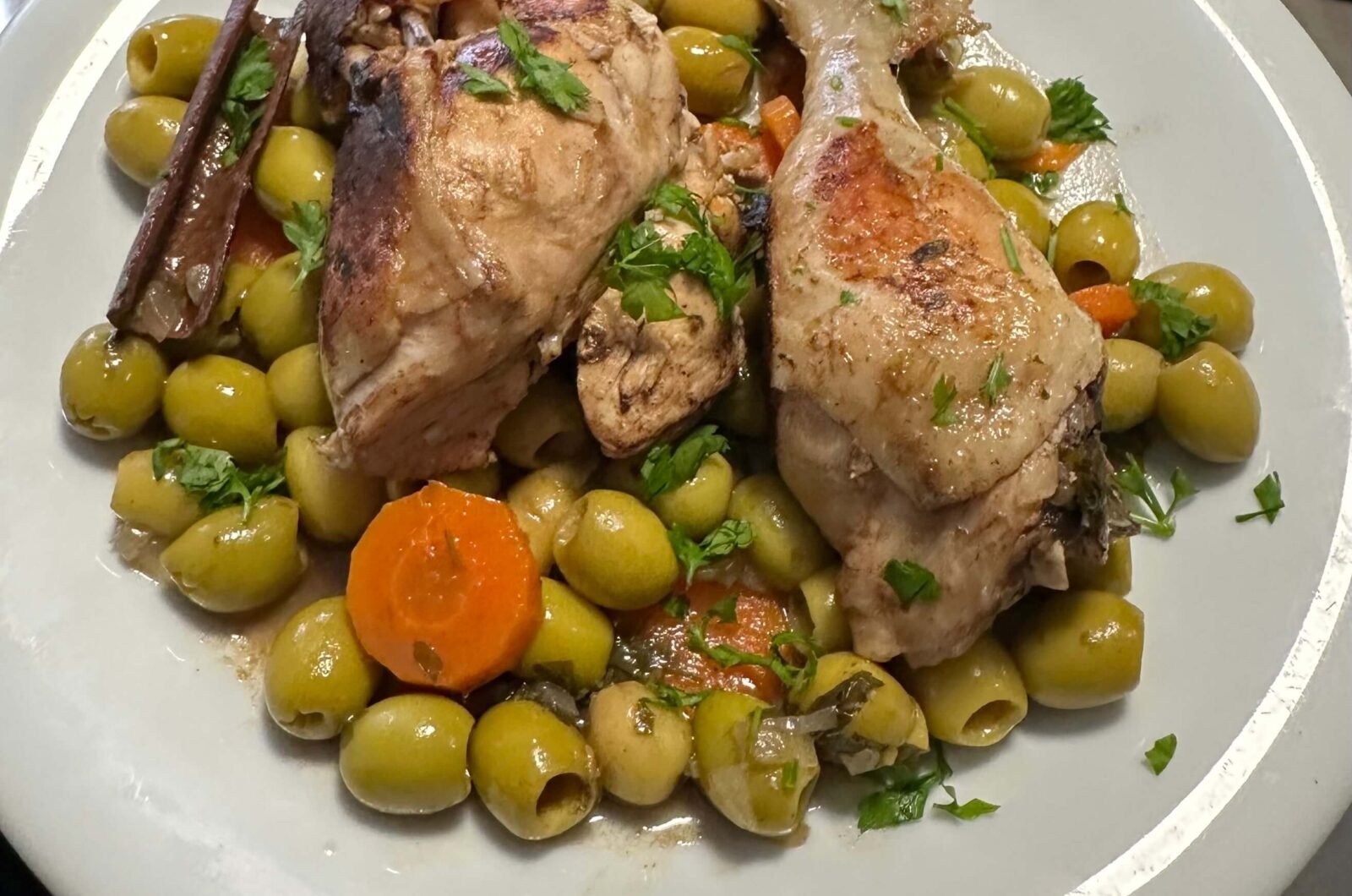 Tajine Zitoune (Tajine De Pollo Con Aceitunas): Receta Argelina ...