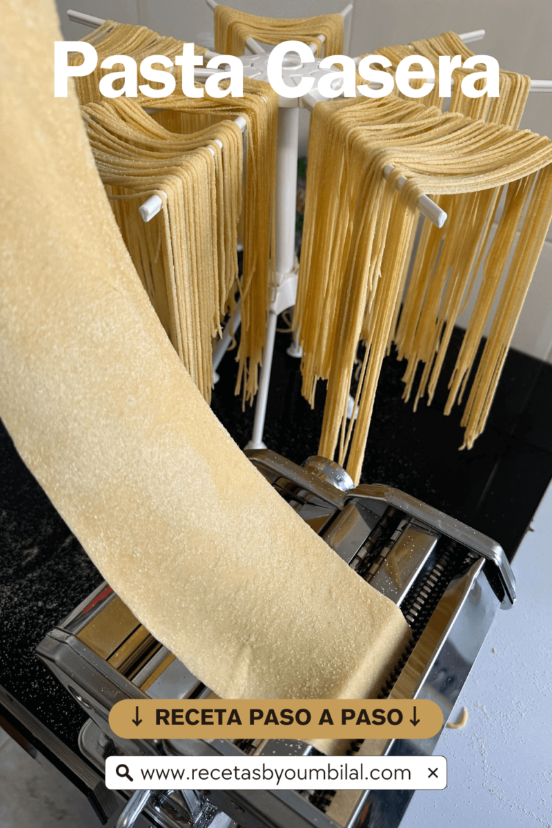 Como Hacer Pasta Casera: Receta Paso A Paso - Recetas by Oum Bilal