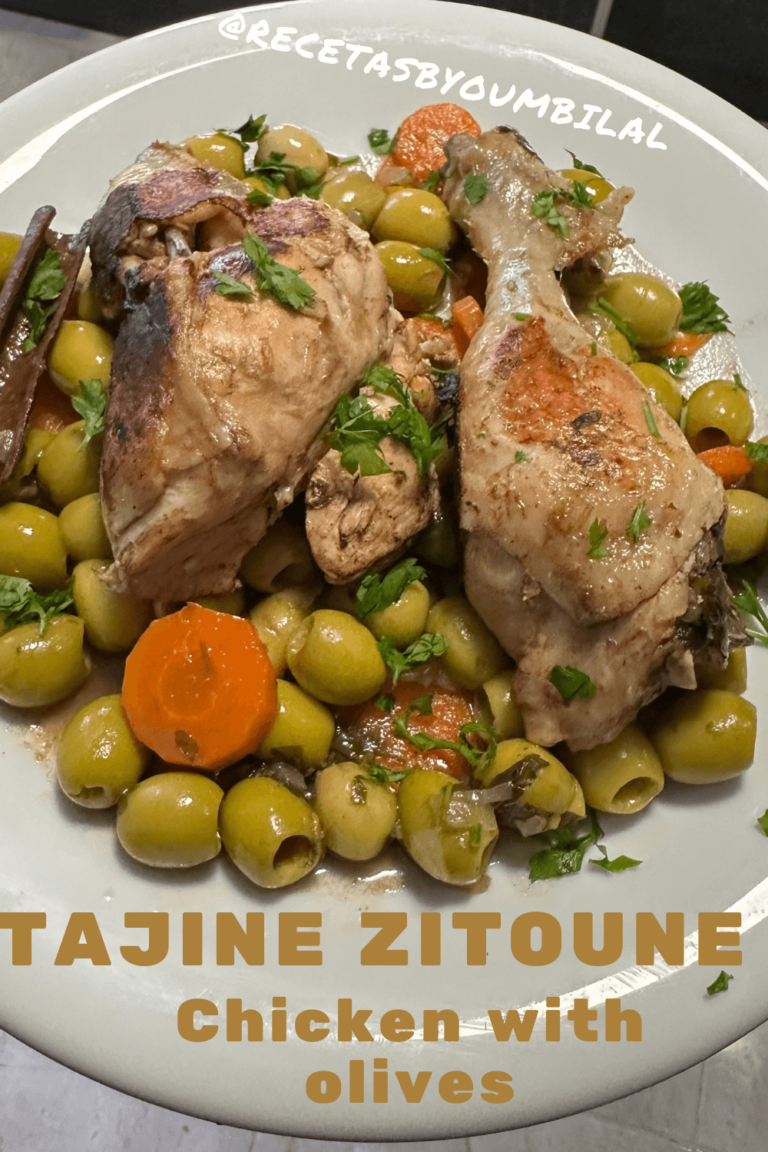 Tajine Zitoune (Tajine De Pollo Con Aceitunas): Receta Argelina ...